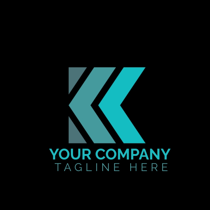 Copy of K logo design| Company logo | PosterMyWall